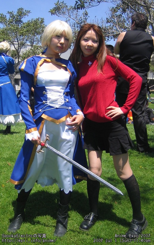 Fate Stay Night Saber And Rin Eπ